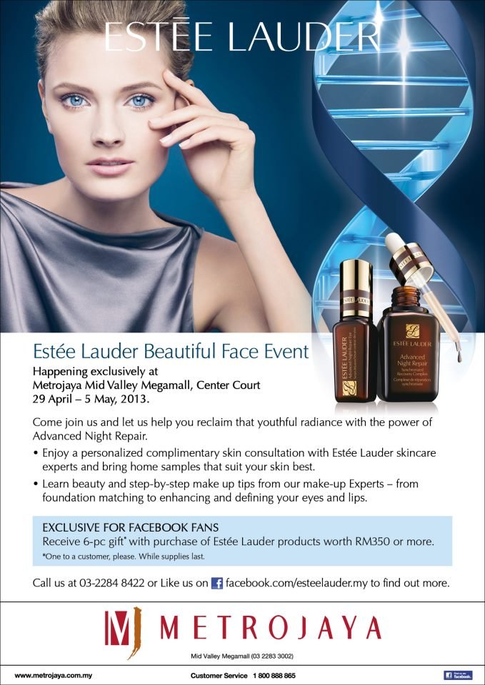 Estee Lauder Beautiful Face Event