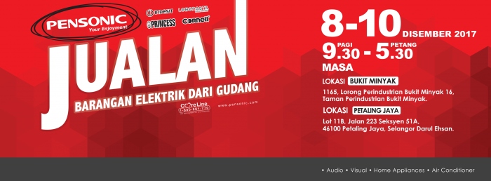 Pensonic Jualan Gudang - Year End Warehouse Clearance Sale