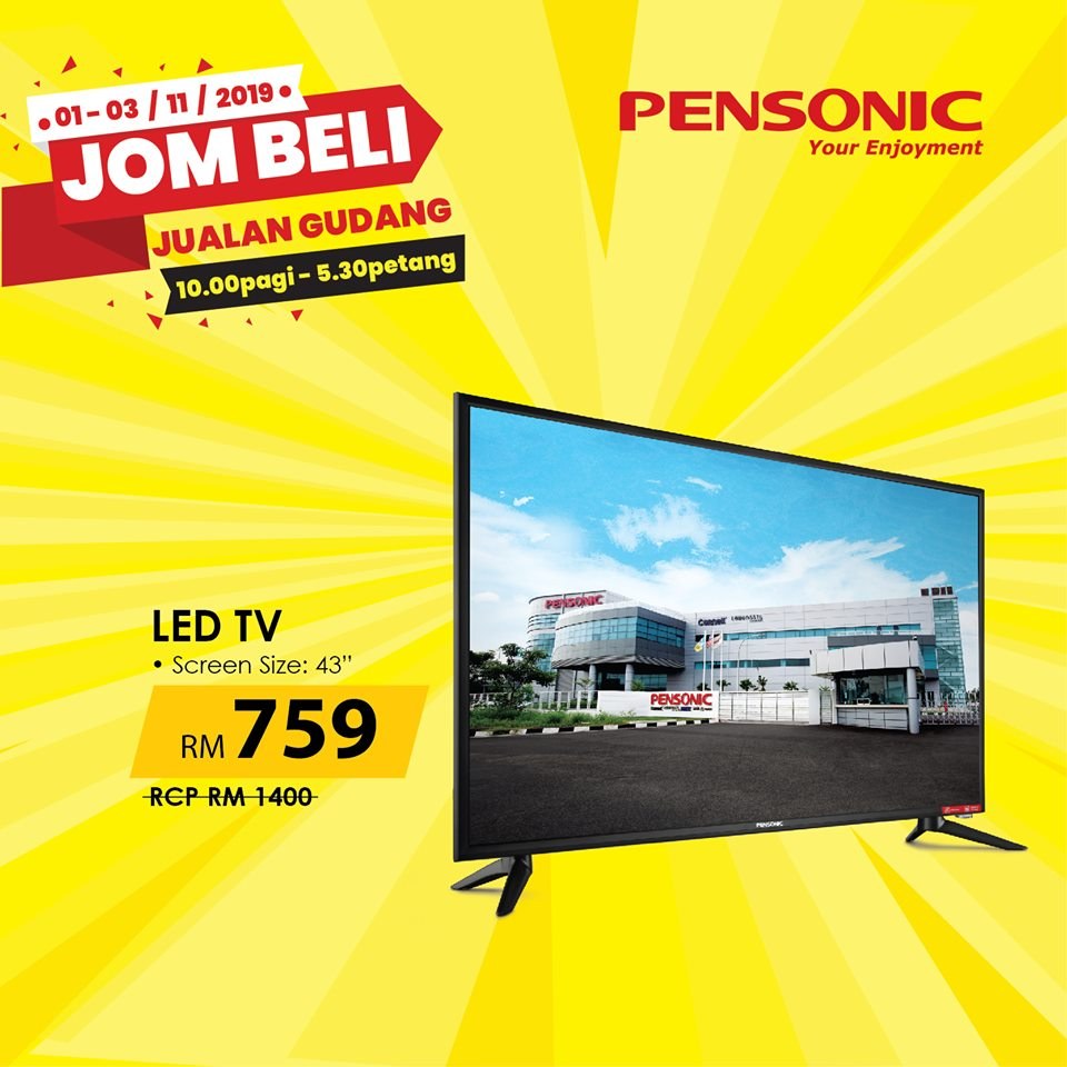 Pensonic Jom Beli Jualan Gudang - Year End Warehouse Clearance Sale