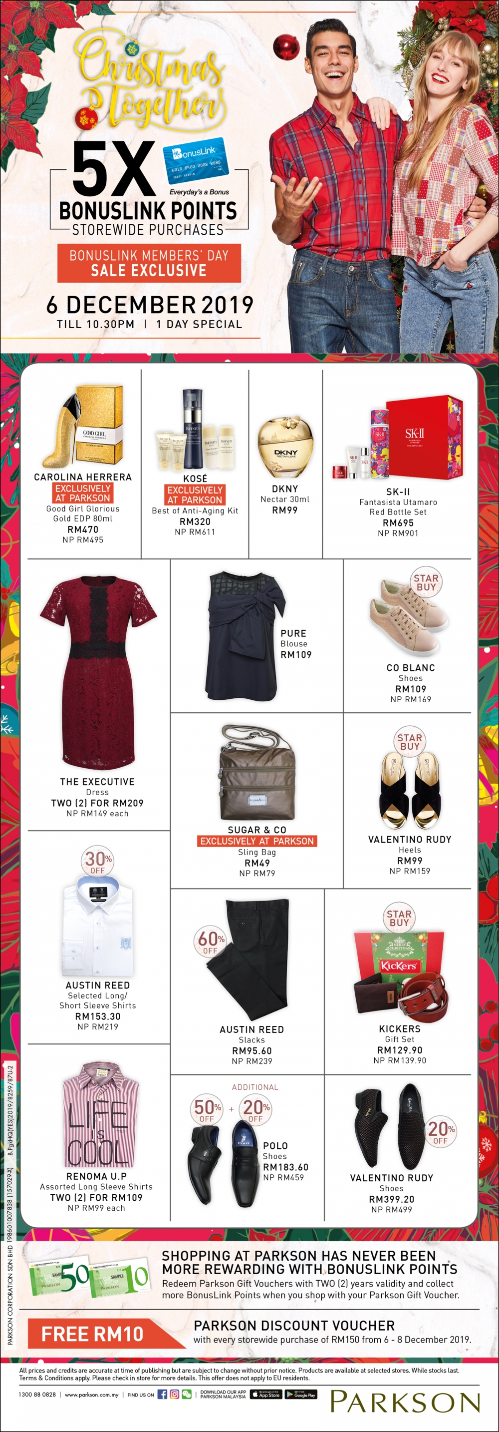 BonusLink Members' Day Sale Exclusive @ Parkson - 5X Points Storewide ...